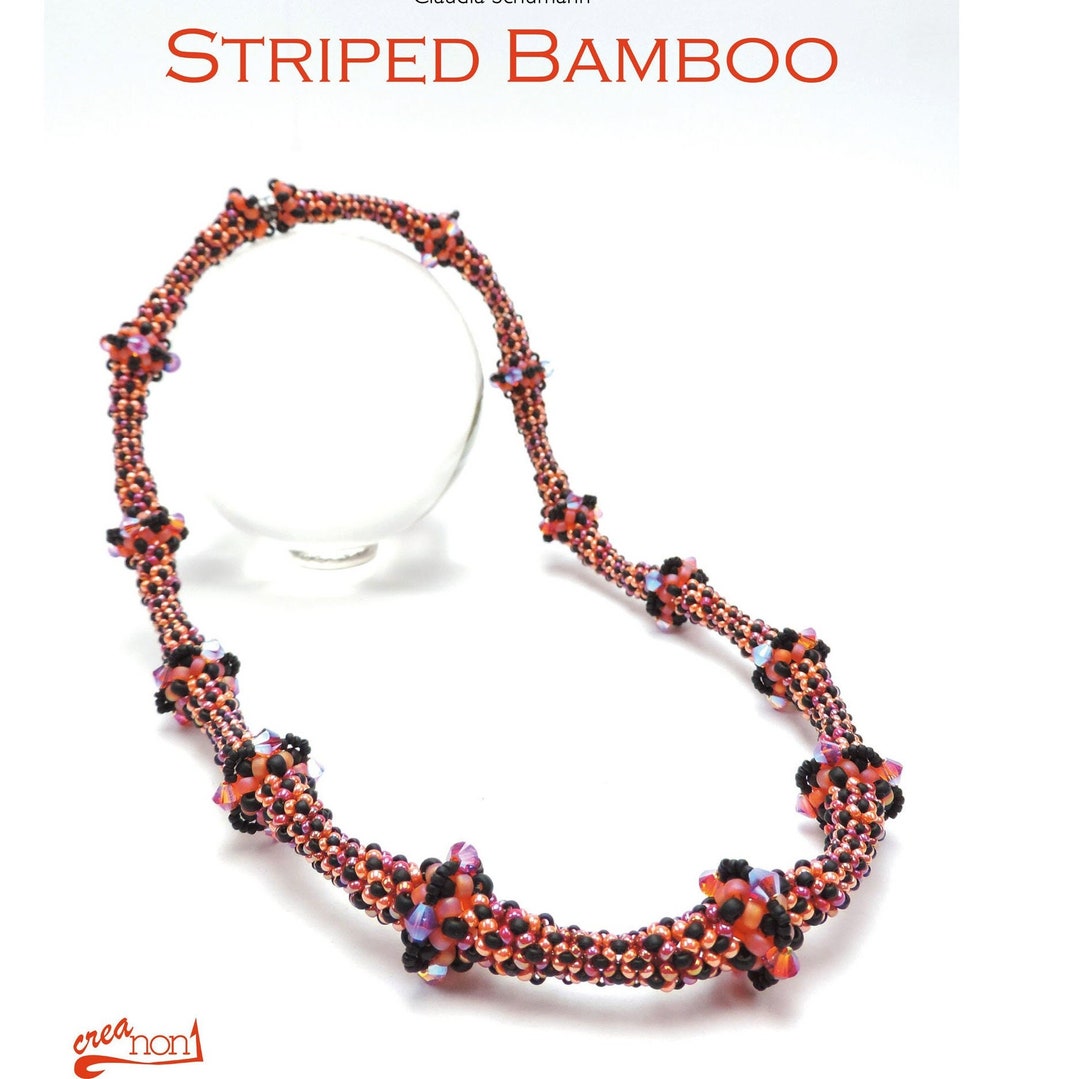 Beading Pattern "striped Bamboo", Tutorial for a Chenille Stitch ...