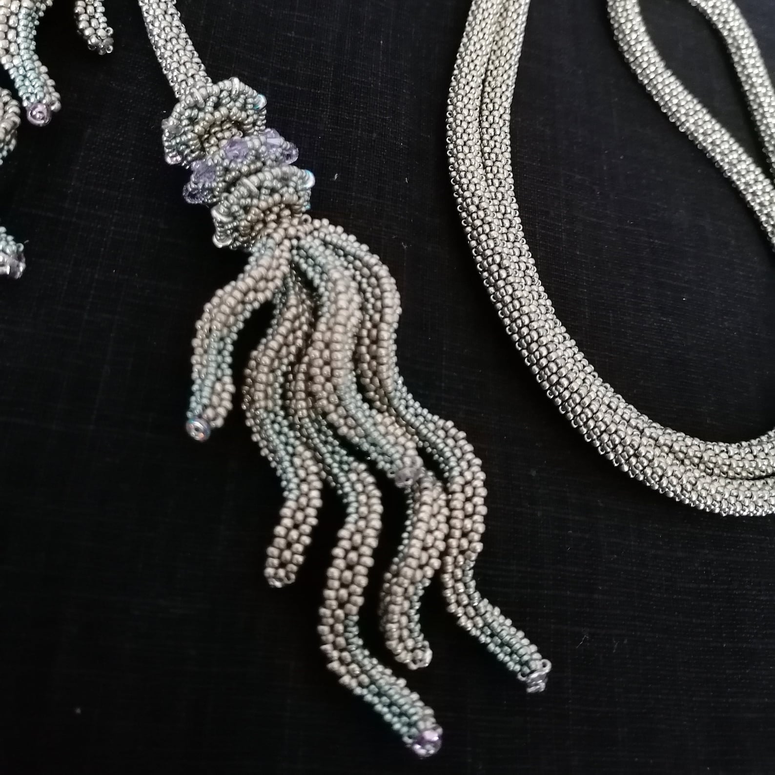 Beading Pattern "medusa", Tutorial for a CRAW Lariat With Fringes - Etsy