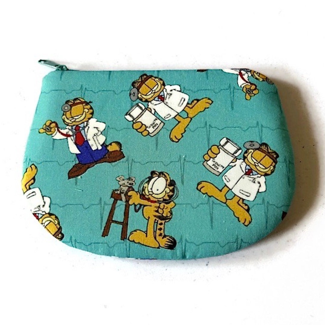 Garfield Coin Purse, Change and Credit Card Purse, 80s Cartoon ...