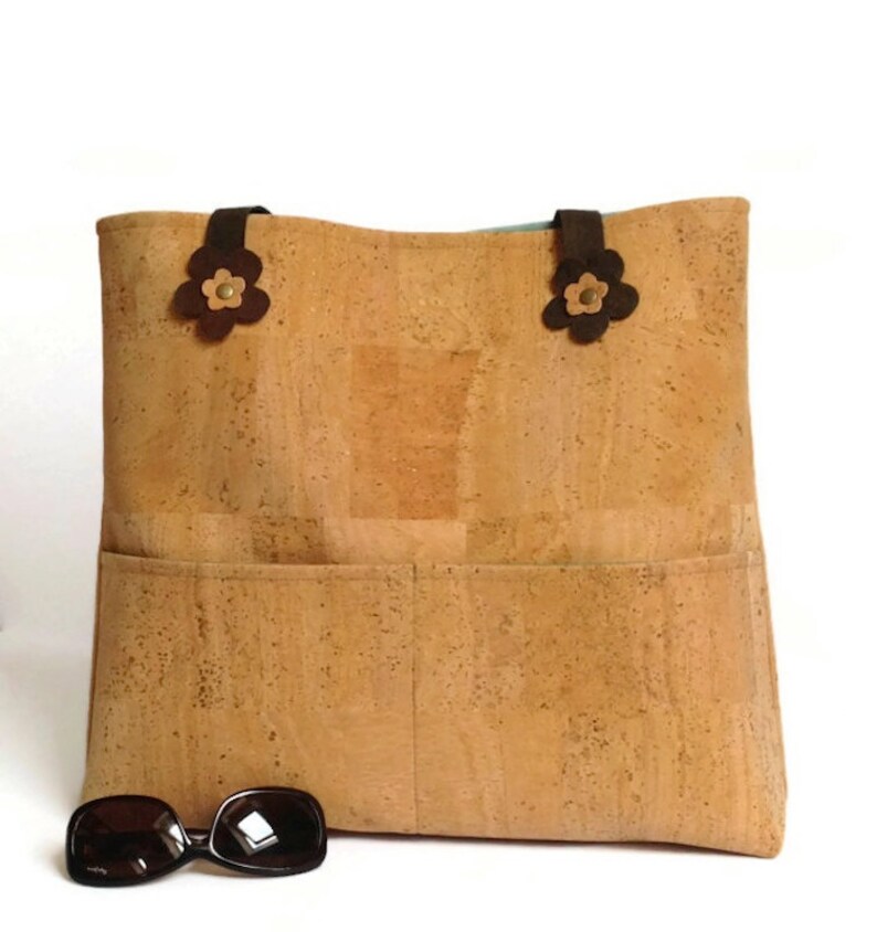 Cork Bag Eco Friendly Shoulder Bag Vegan Purse Gift for - Etsy