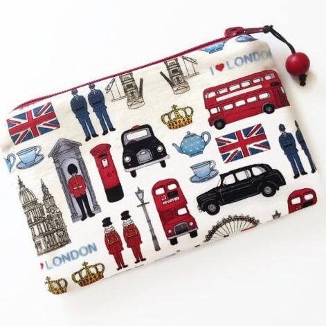 London Icons Purse, British English Zip Pouch, Christmas Gift, Stocking ...