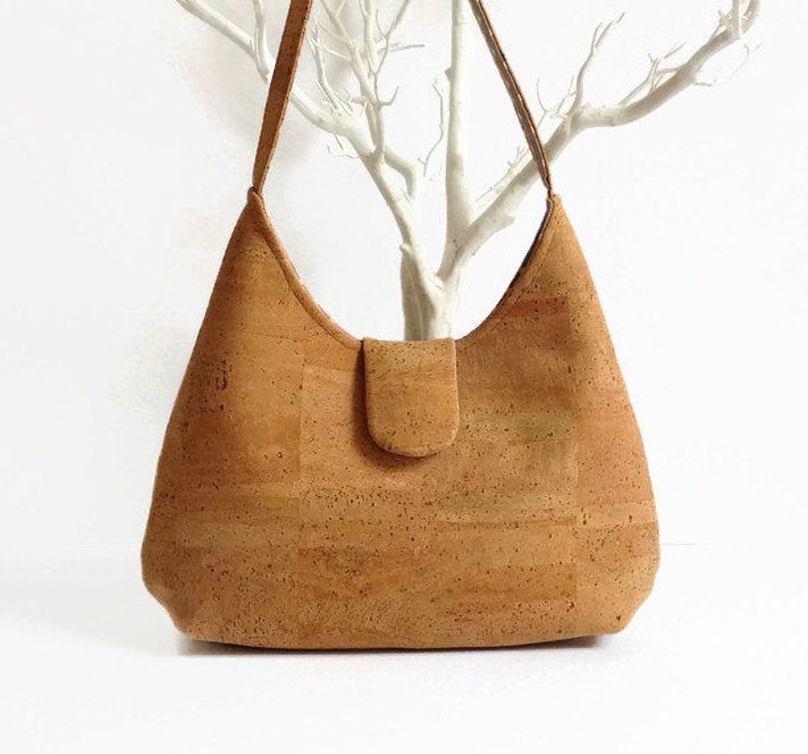 Natural Cork Handmade Bag Eco Friendly Handbag Gift Idea for | Etsy