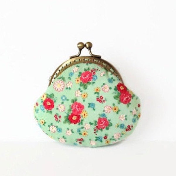 Floral Coin Purse - Etsy