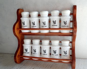 Vintage spice jars | Etsy