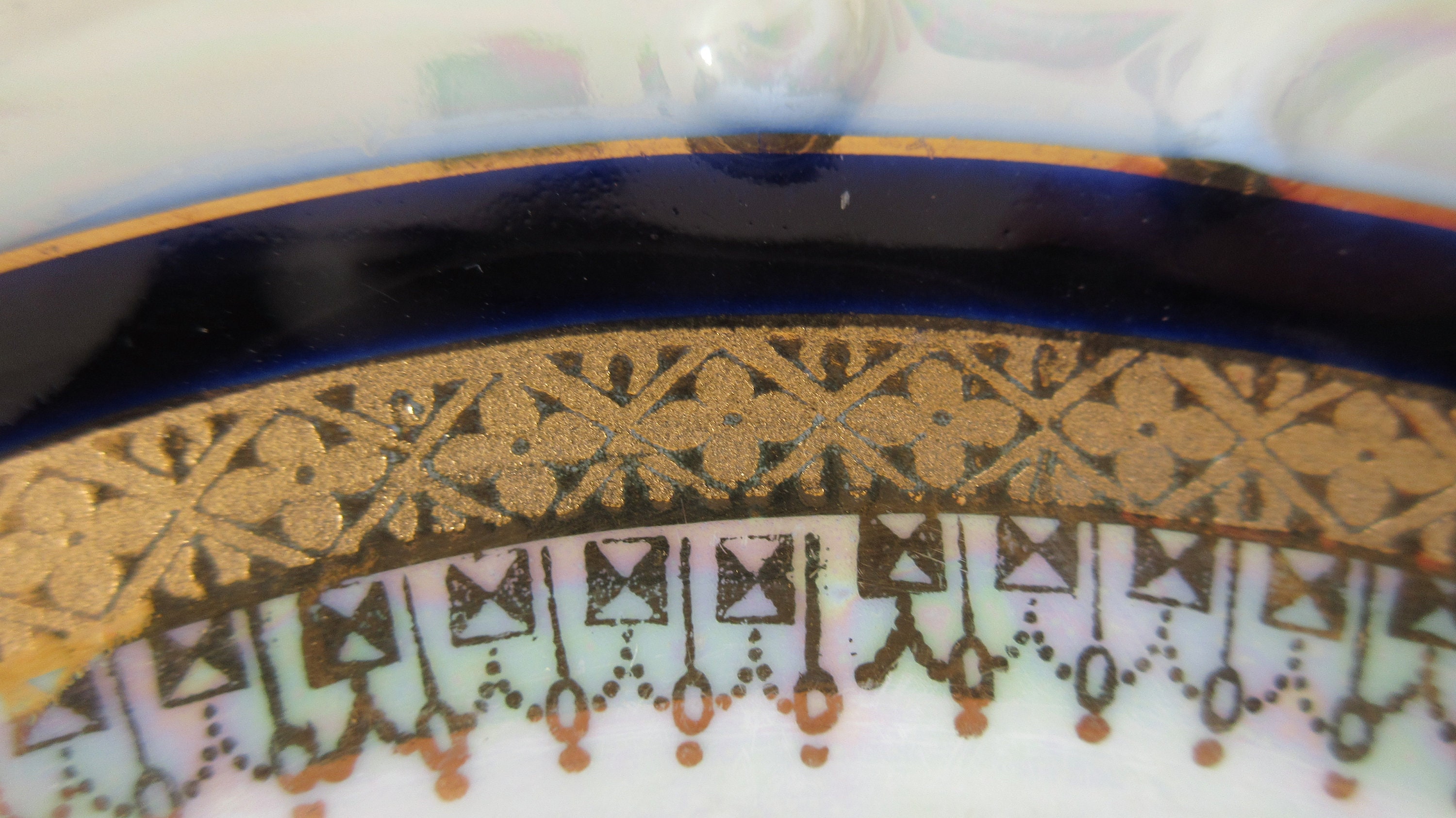 Decorative Plates Set of 3 German Porcelain with Mother of | Etsy