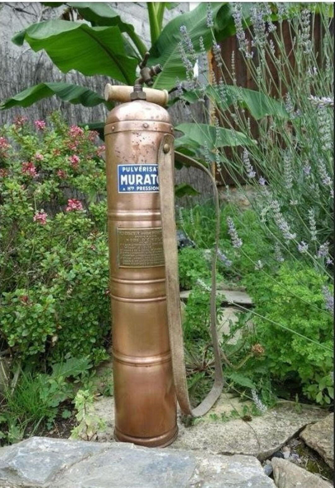 Copper Sprayer by Muratori of Paris, Loft Industrial, 23" Rustic Crop ...