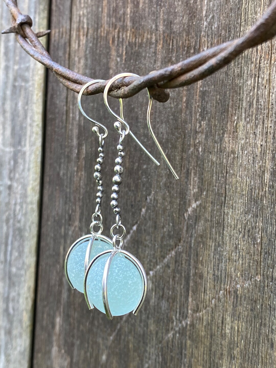 Codd and Bladder Chain Kelp English Codd Marbles Set in Argentium ...