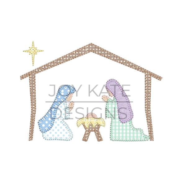 Nativity Applique Patterns - Etsy