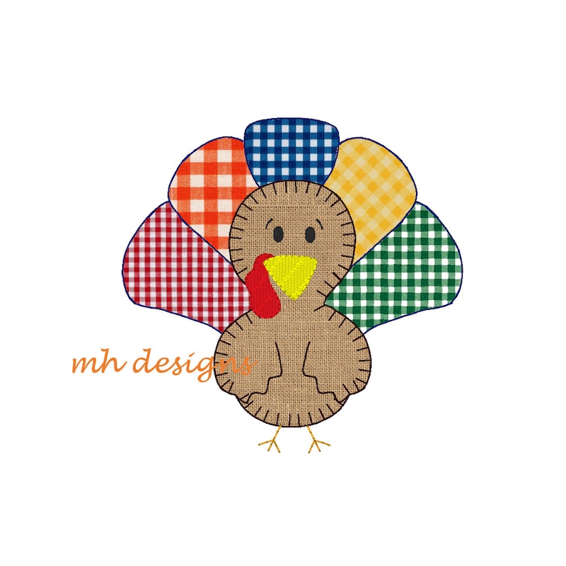 Turkey Applique - Etsy