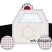 Police Car Applique Design, Police Car Applique, Vintage Stitch Police ...
