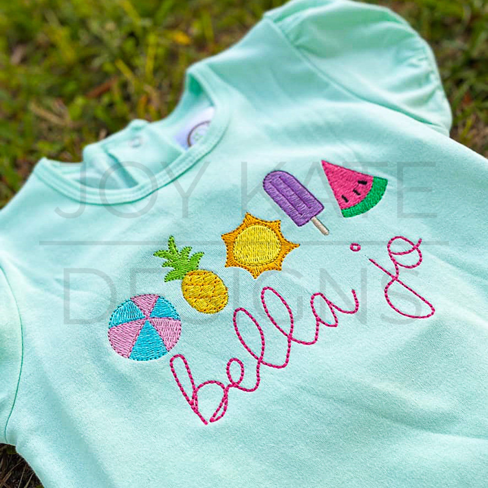 Stacey Script Bean Stitch Embroidery Font - Etsy