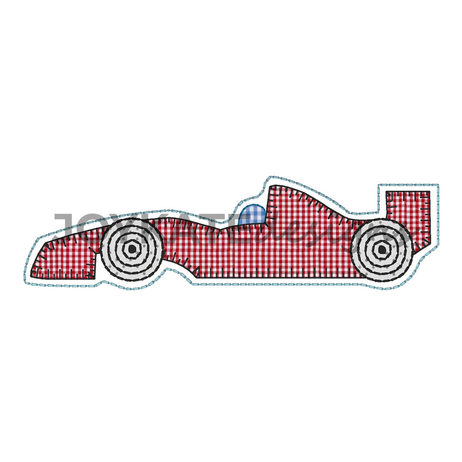 Formula Race Car Blanket Stitch Applique Embroidery Design - Etsy