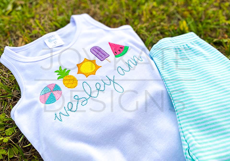Summer Mini Build Your Own Embroidery Set - Etsy