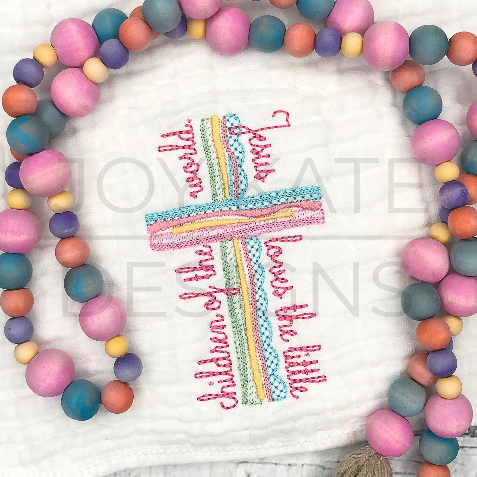 Stitchy Colorful Cross Sketch Embroidery Design - Etsy