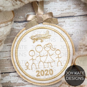 Mini Propeller Airplane With Outline Embroidery Design - Etsy