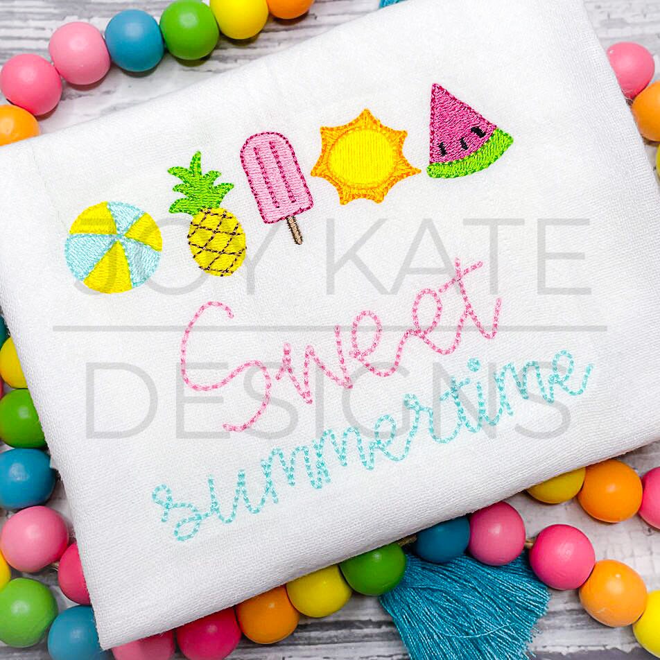 Summer Mini Build Your Own Embroidery Set - Etsy