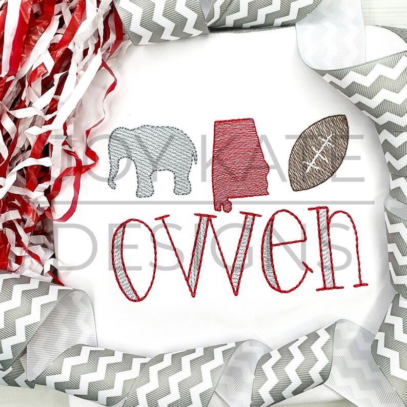 Build Your Own Alabama Mini Embroidery Designs - Etsy