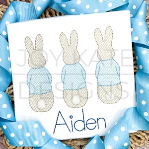 Peter Rabbit Trio Sketch Embroidery Design - Etsy