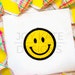 Smiley Face Mini Satin Stitch Applique Design - Etsy