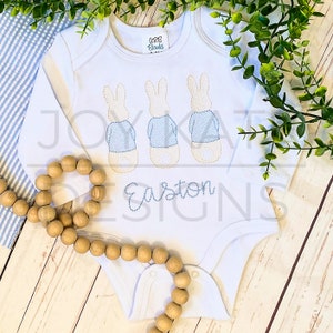 Peter Rabbit Trio Sketch Embroidery Design - Etsy