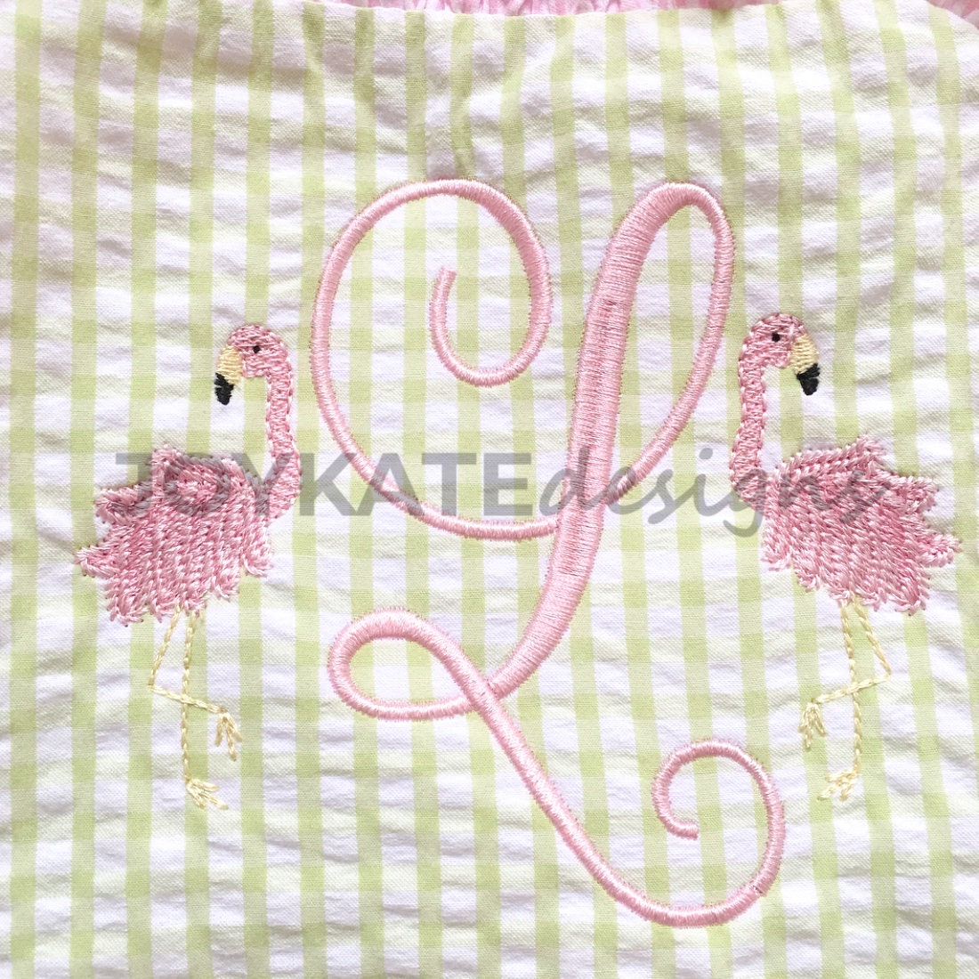 Flamingo Fill Stitch Embroidery Design. Filled Stitch Flamingo Design ...