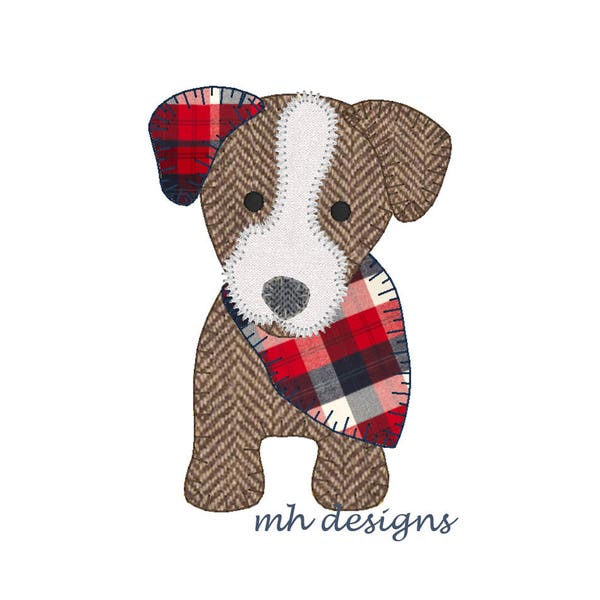 Puppy Applique - Etsy