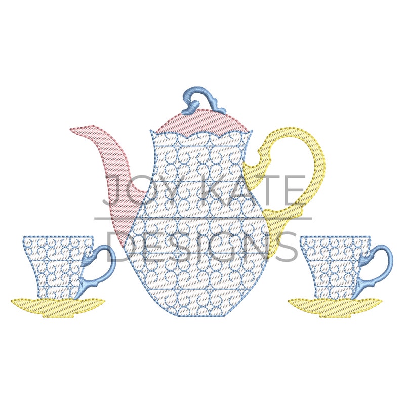 Tea Embroidery - Etsy