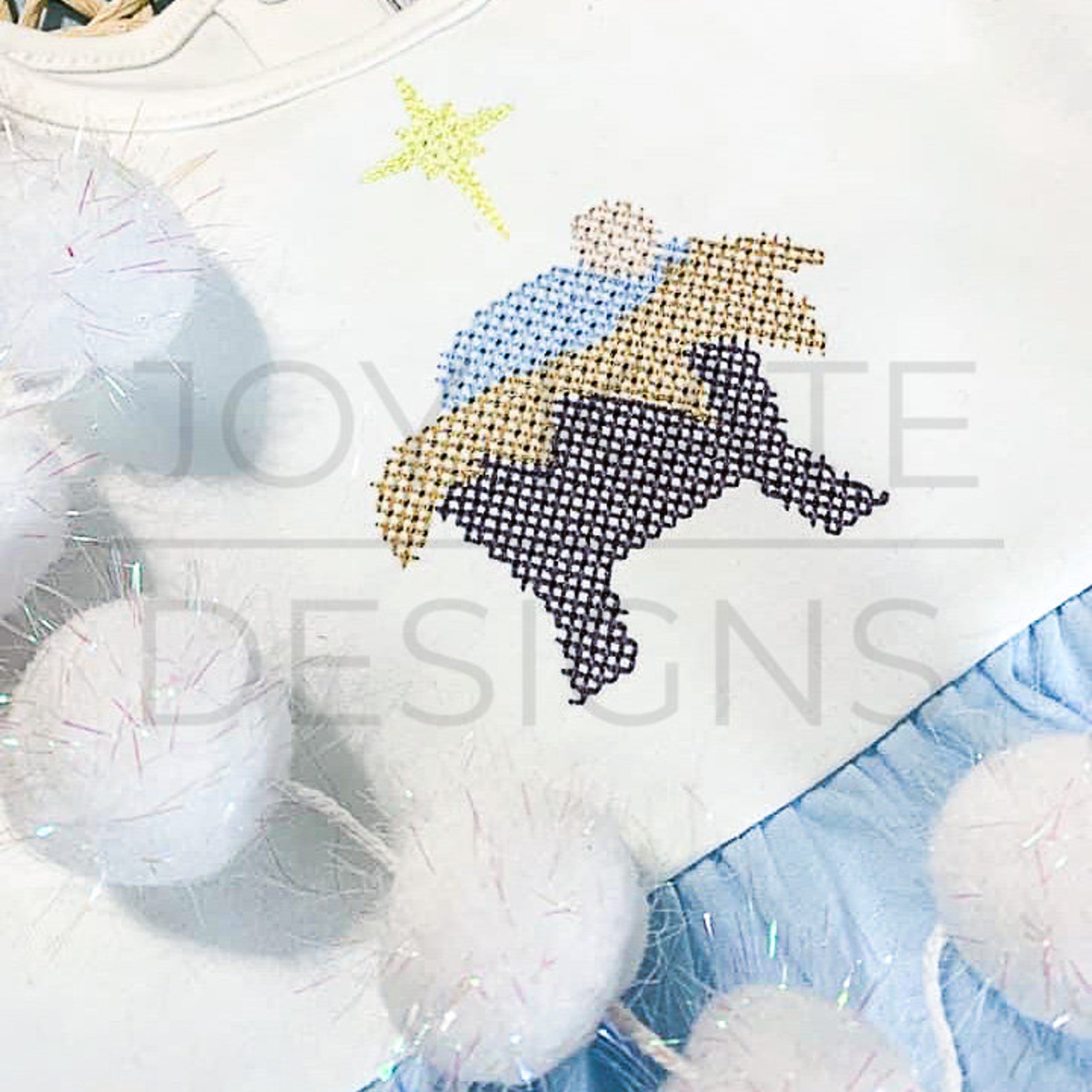 Baby Jesus Cross Stitch Embroidery Design - Etsy