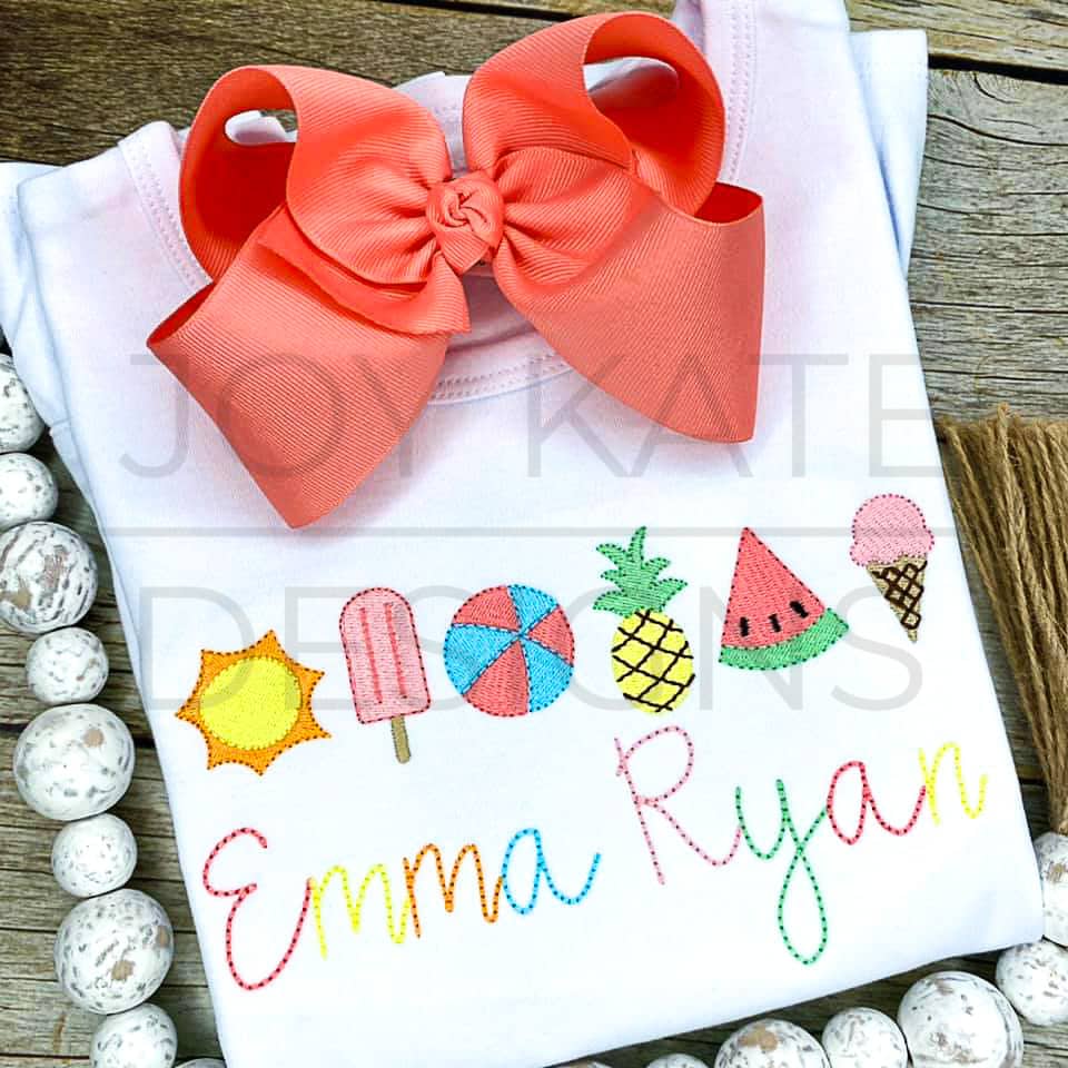 Summer Mini Build Your Own Embroidery Set - Etsy