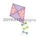 Kite Blanket Stitch Applique Embroidery Design, Spring Kite Applique ...