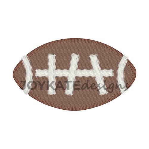 Quick Stitch Football Embroidery Digital Design File Mini 1 - Etsy