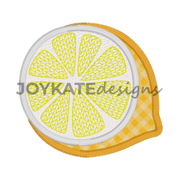 Lemon Applique - Etsy