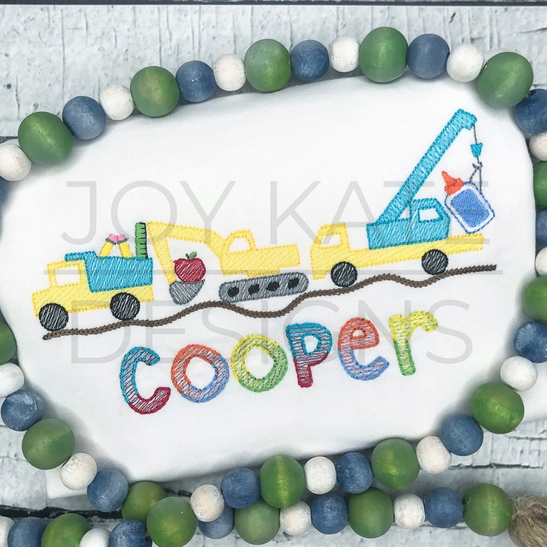 Jacob Multi-color Sketch Embroidery Font - Etsy