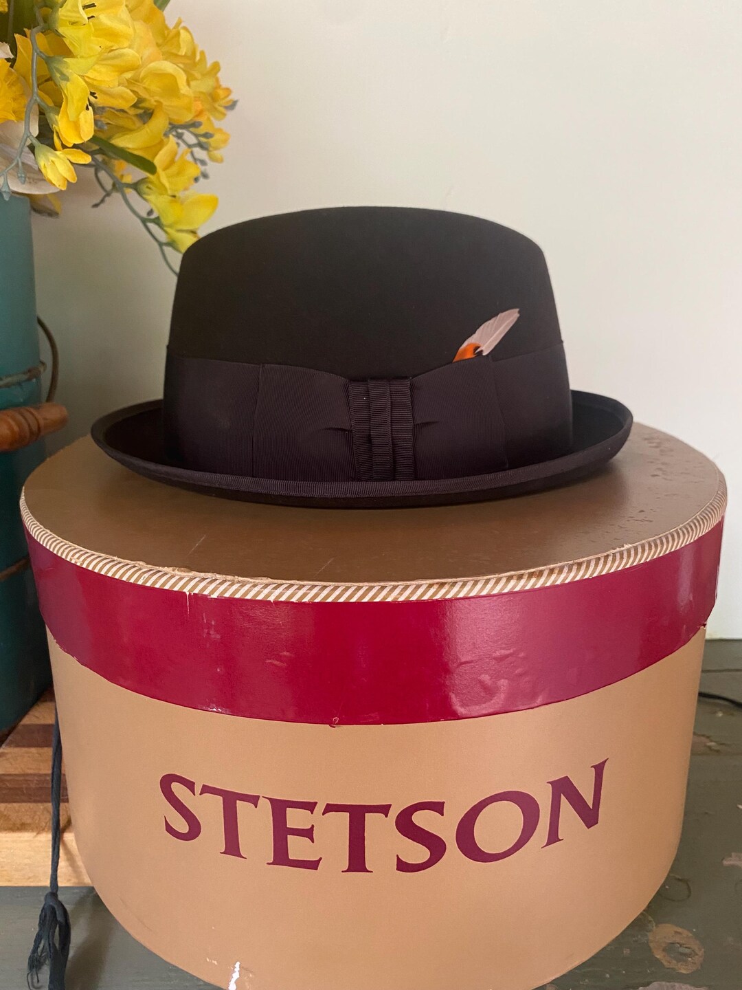 Vintage 1950’s Stetson Bolero Hat. Ver Good With Box. Size 7 - Etsy