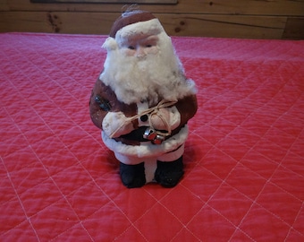 Paper Mache Santa Claus | Etsy