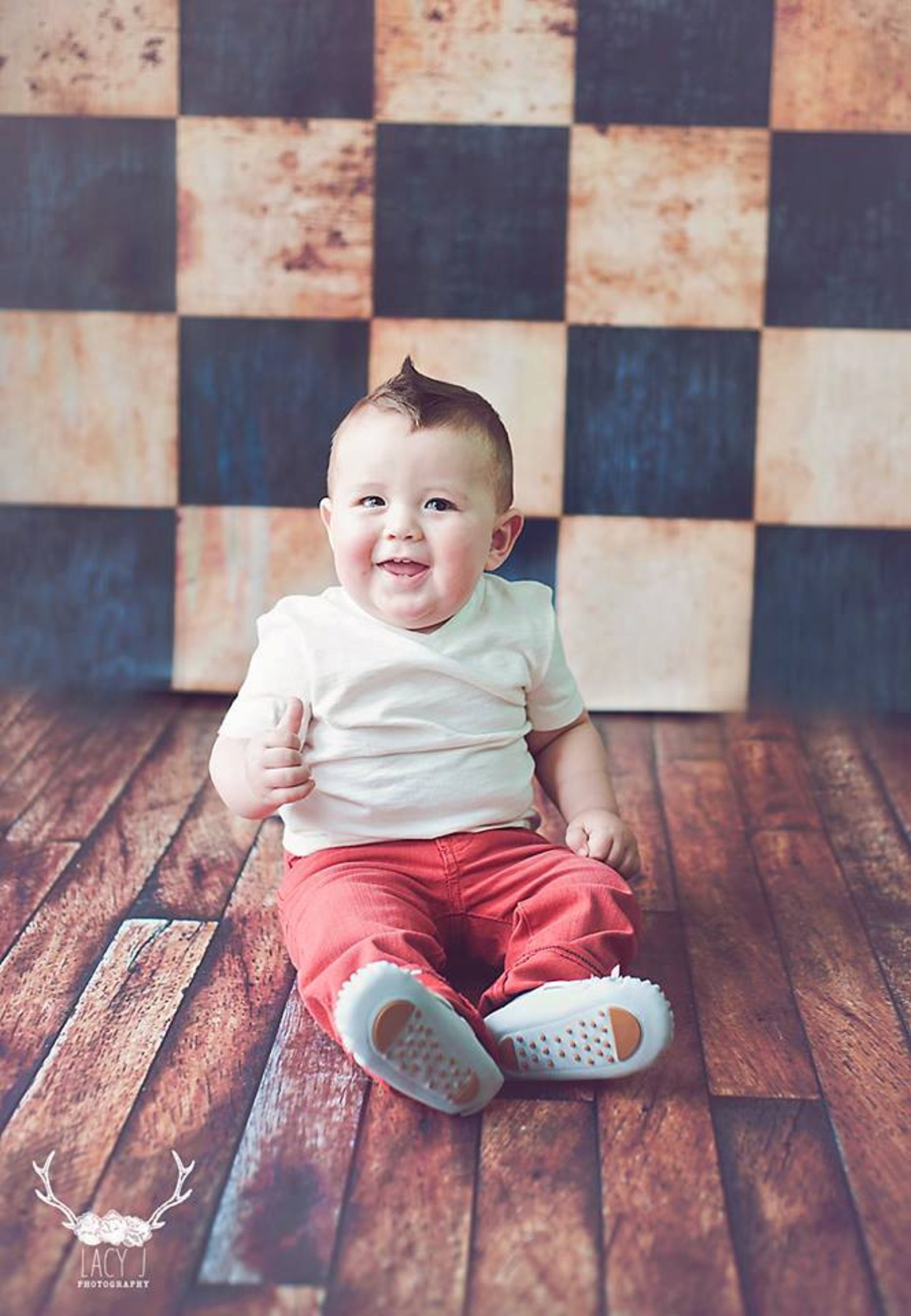 8ft X 8ft Offset Wood Plank Floor Backdrop Dark Brown - Etsy