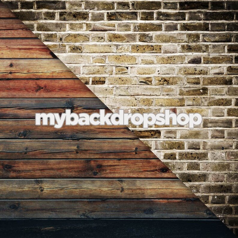 Combo Two 8ft X 8ft Vinyl Photography Backdrop and Floor | Etsy