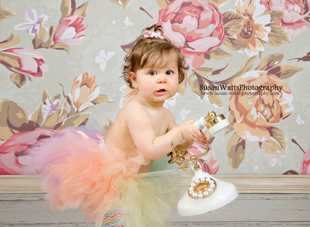 4ft X 4ft Floral Backdrop for Pictures Flower Photography Backdrop ...