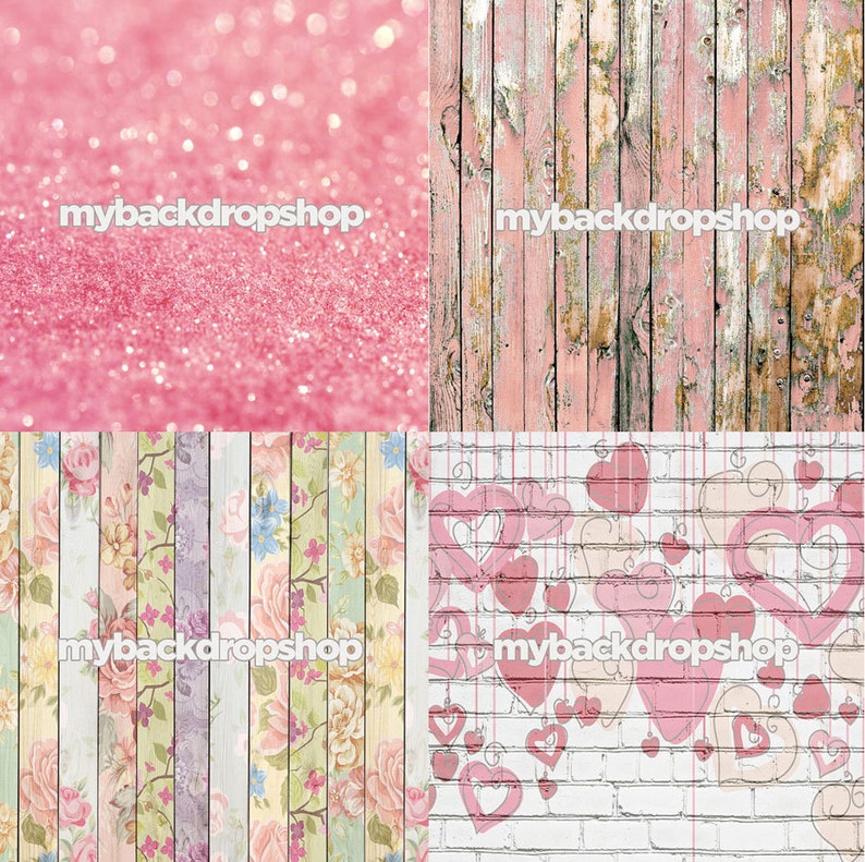 6ft X 6ft Four Pack Combo for Less 4 Photography Backdrops | Etsy