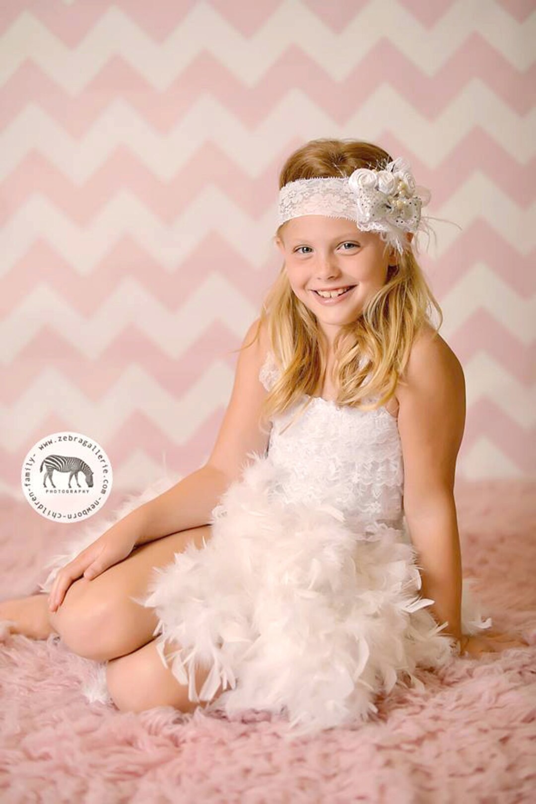 4ft X 4ft Pastel Pink Chevron Backdrop Baby Girl Photography Backdrop ...