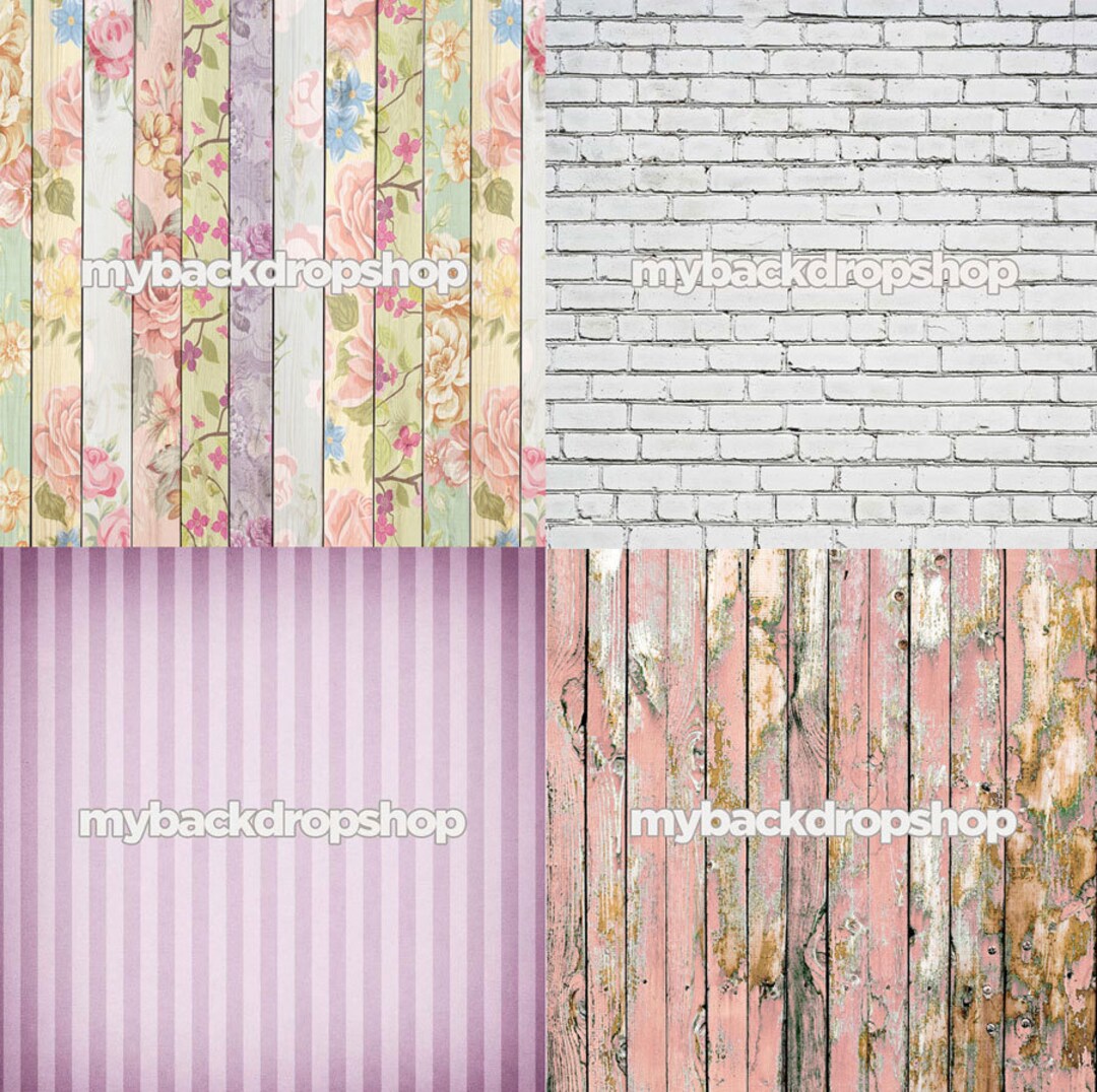 4ft X 4ft Four Pack Combo for Less 4 Photography Backdrops - Etsy