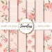 Shabby Chic Digital Paper: SHABBY PINK BEIGE