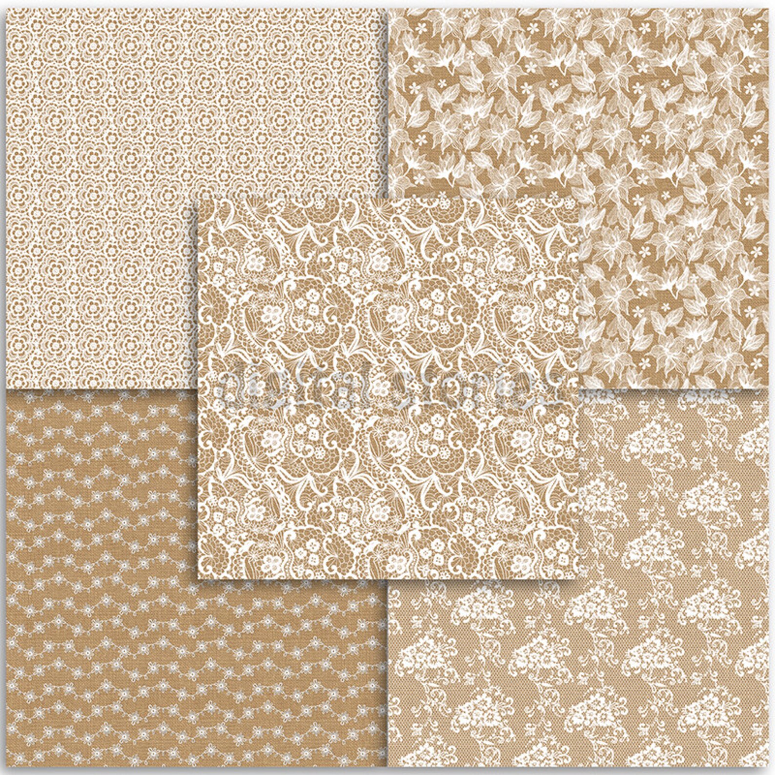 Burlap Lace Wedding Digital Paper: burlap LACE 2 White Wedding Vintage ...