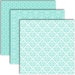 Damask Digital Paper: damask Turquoise Scrapbook Paper With Vintage ...