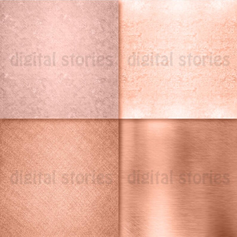 Rose Gold Digital Paper: rose GOLD Textures Golden Foil Shiny Metallic ...