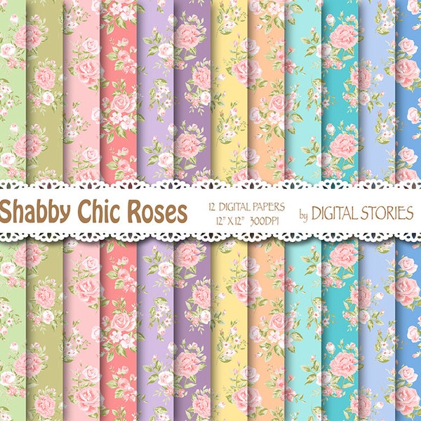 Shabby Chic Peony - Etsy