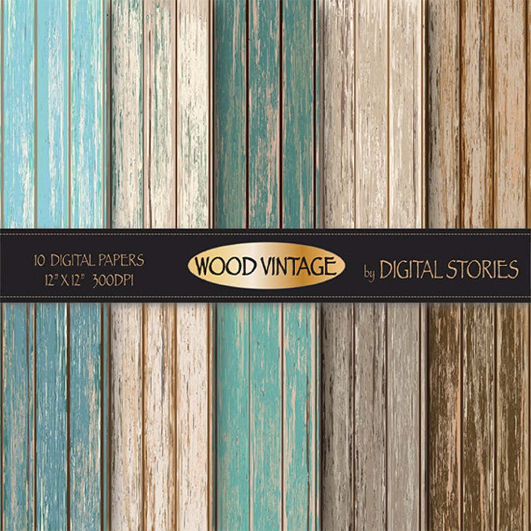 Wood Digital Paper: wood DIGITAL Paper Distressed - Etsy