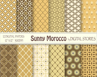 Retro Digital Paper: retro Elegant Retro Scrapbook - Etsy Israel