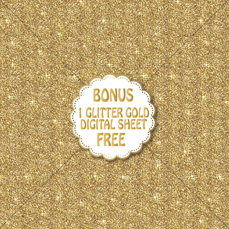 Glitter Gold Digital Paper: glitter GOLD Patterns - Etsy