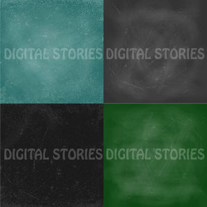 Chalkboards Digital Paper:chalkboards Chalkboard Backgrounds in Green ...